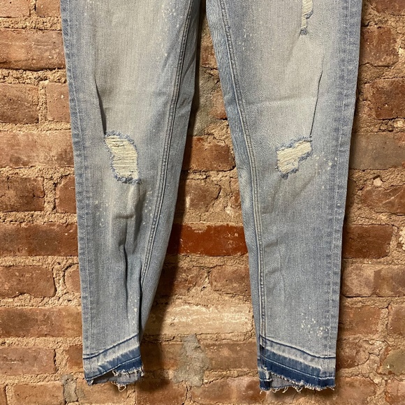 Zara | Jeans | Zara Basic Z975 Denim Skinny W Rips | Poshmark